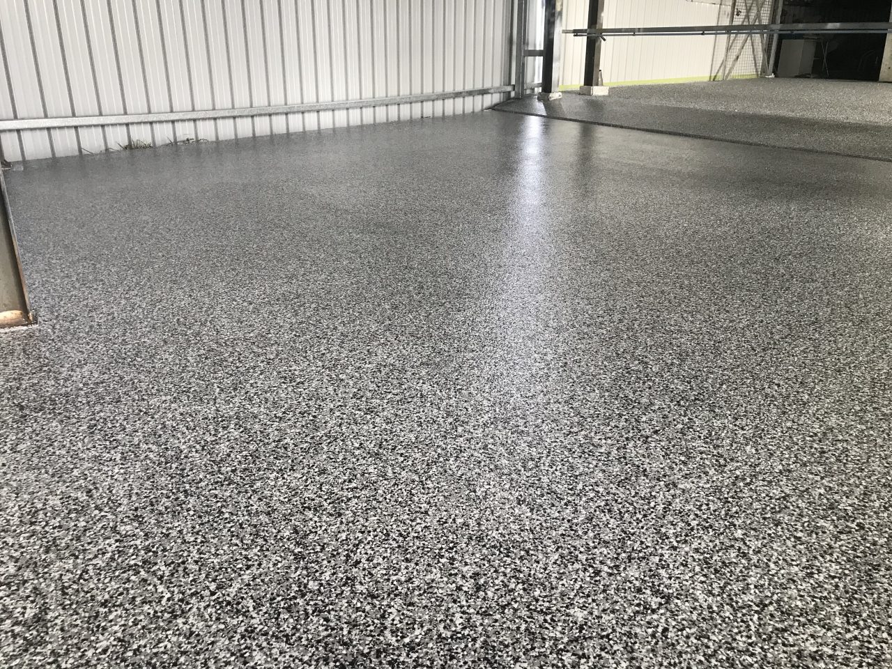 Résine Flake System : Revêtements de sol en résine, Nouvelle Calédonie ...